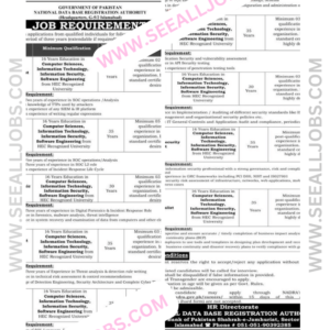 NADRA Career 2023 - Latest NADRA Jobs 2023 for Analysts, IT Staff, SOC ...